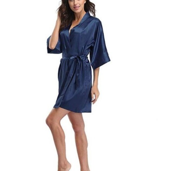Intimates & Sleepwear | Satin Wedding Elegant Bride And Bridesmaid ...
